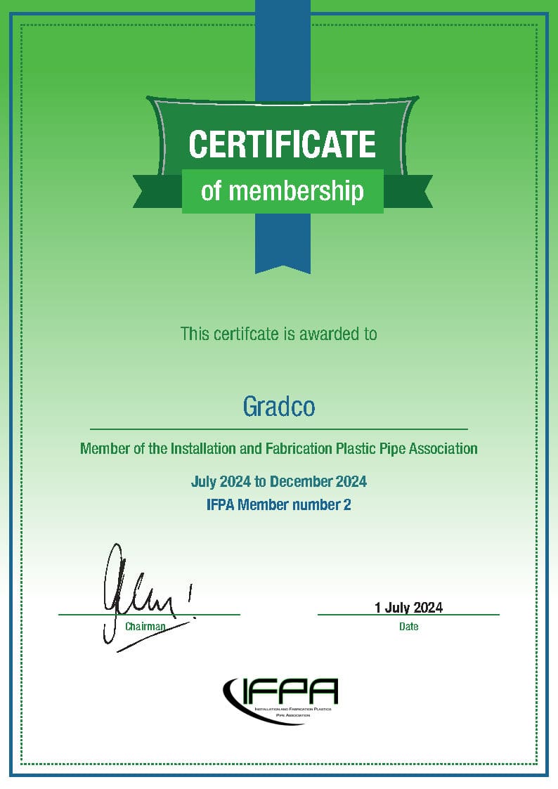 HDPE Pipes & Fittings | HDPE Pipe Supplier | Gradco SA